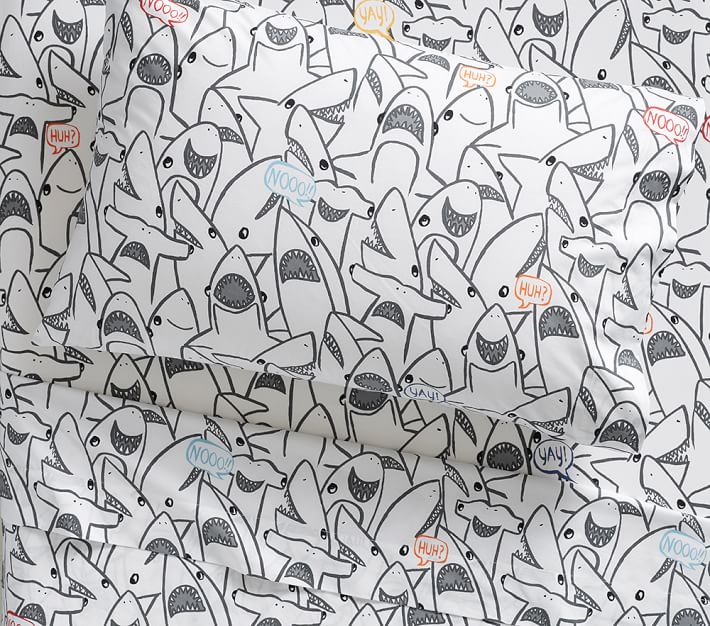 Shane Shark Kids' Sheet Set | Pottery Barn Kids