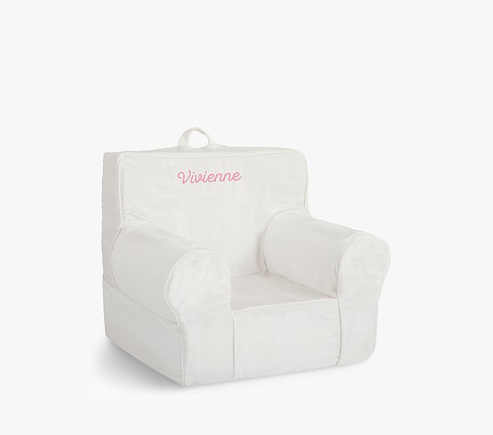 Anywhere Chair®, Ivory Velvet | Pottery Barn Kids