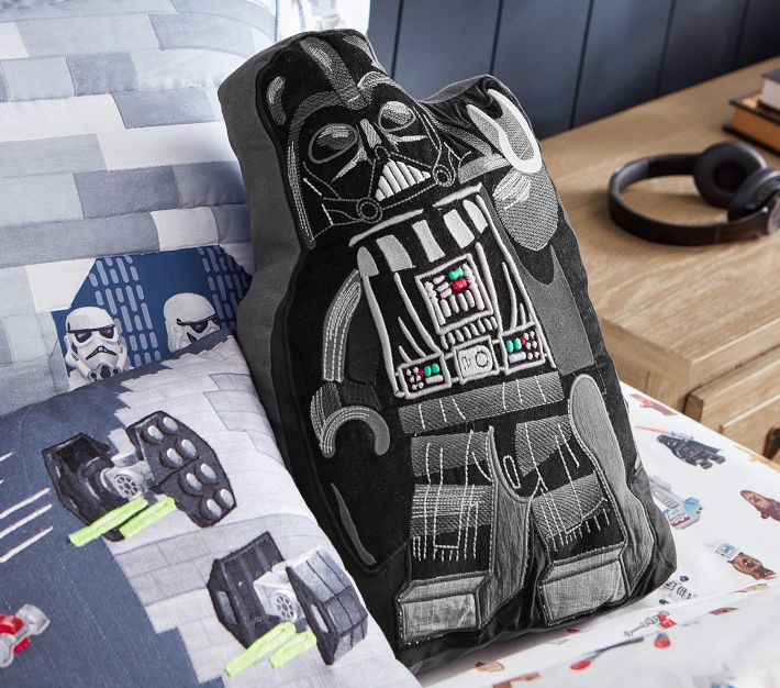 LEGO® Star Wars™ Darth Vader Shaped Pillow | Pottery Barn Kids