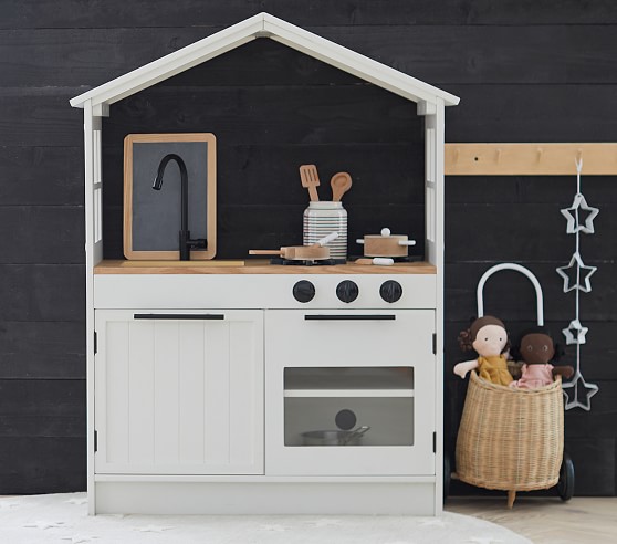 Wooden Cooking & Eating Set | Pottery Barn Kids