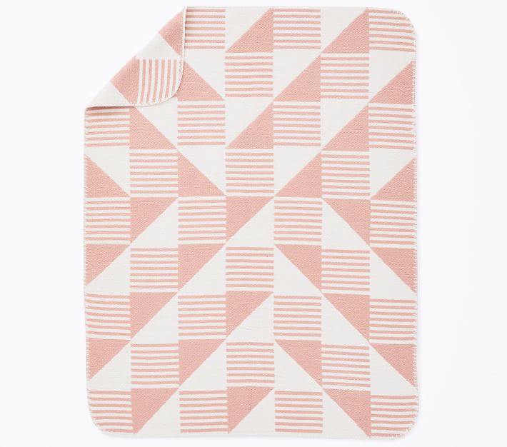 Cozy Chenille Geometric Baby Blanket | Pottery Barn Kids