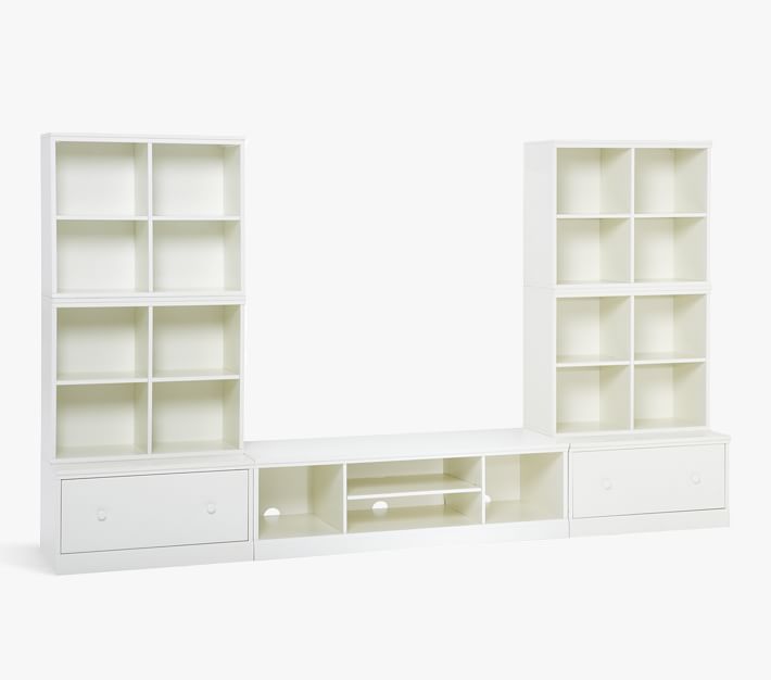 Cameron Extra-Wide Media Wall System | Playroom Storage | Pottery Barn Kids