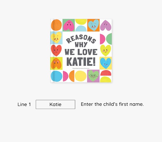 Reasons Why We Love You Personalized Book | Pottery Barn Kids