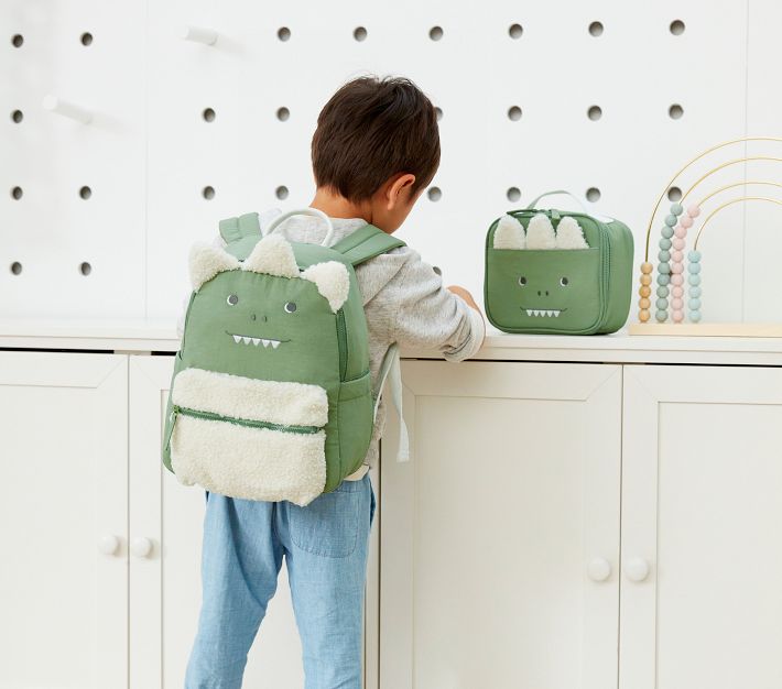 Colby Olive Dino Critter Lunch Box | Pottery Barn Kids