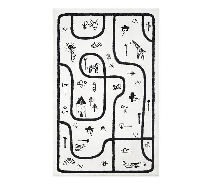 Modern Performance Play Rug | Pottery Barn Kids