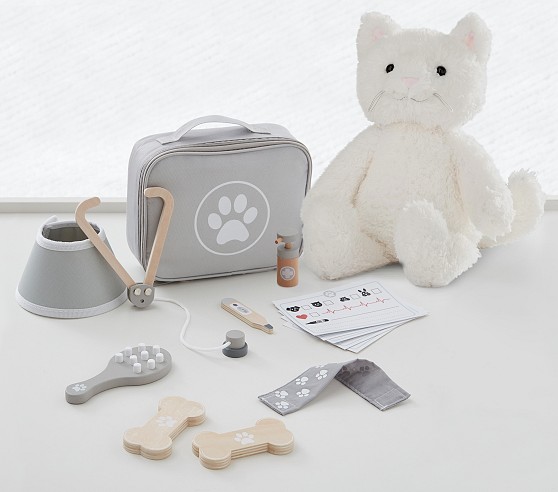 Imaginary Play Vet Kit & Cozy Cat Plush Set | Pottery Barn Kids