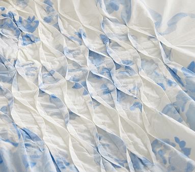 LoveShackFancy Blue Damask Floral Comforter & Shams | Pottery Barn Kids