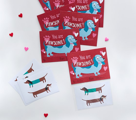Classroom Valentine, You Are Pawsome | Pottery Barn Kids