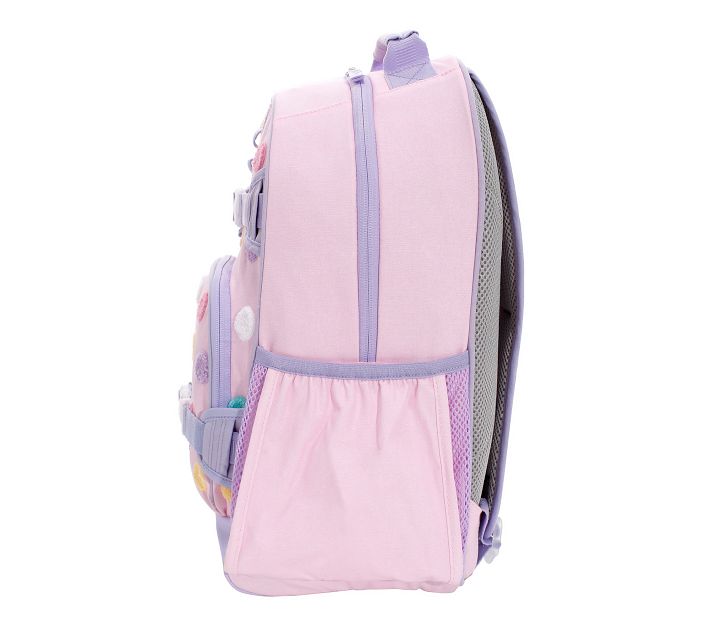 Mackenzie Pink Polka Dots Chenille Backpacks | Pottery Barn Kids