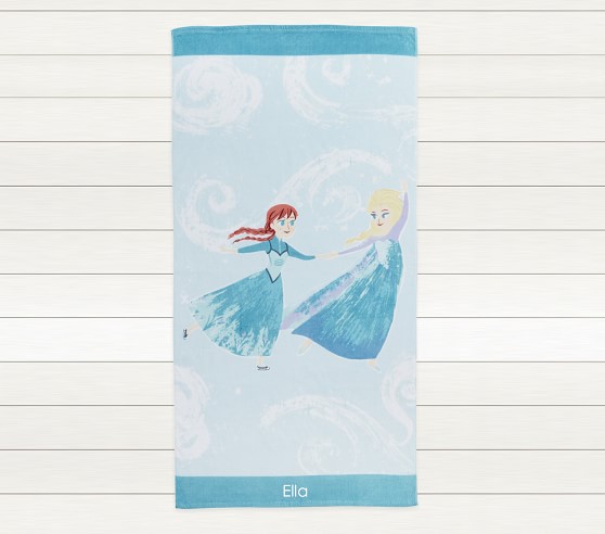 Disney Frozen Kid Beach Towel | Pottery Barn Kids