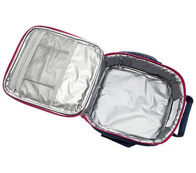 Fairfax Navy/White Stripe Lunch Boxes | Pottery Barn Kids