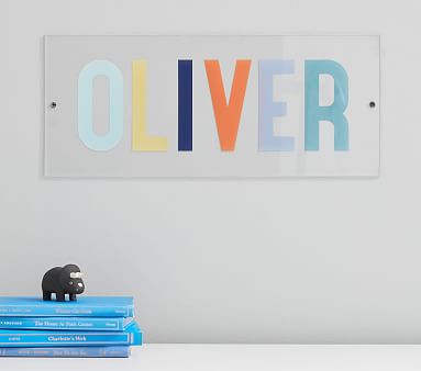 Personalized Acrylic Sign | Pottery Barn Kids
