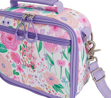 Mackenzie Lavender Floral Blooms Adaptive Lunch Box | Pottery Barn Kids