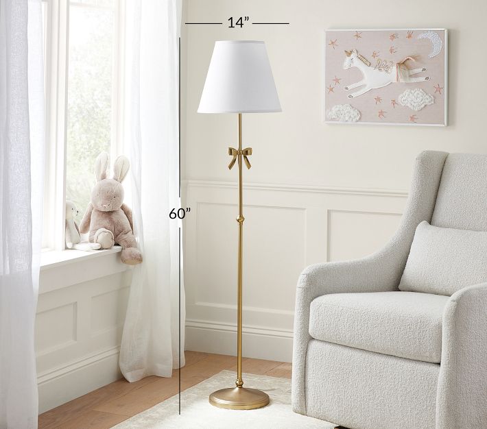 Ava Ribbon Floor Lamp | Pottery Barn Kids
