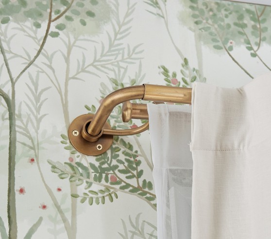 Room Darkening Double Curtain Rod | Pottery Barn Kids