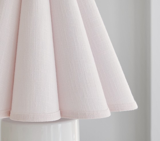 Ceramic Cylinder Fluted Lamp | Pottery Barn Kids