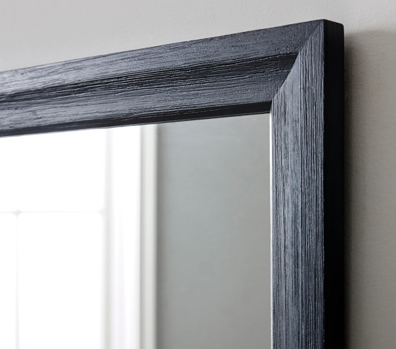 Weathered Navy Wood Mirror | Pottery Barn Kids