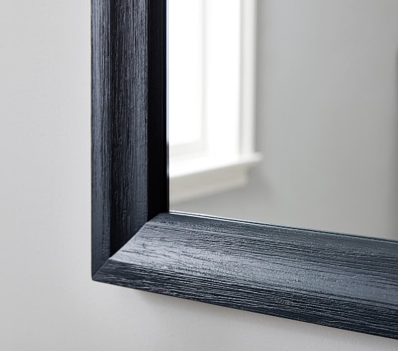 Weathered Navy Wood Mirror | Pottery Barn Kids