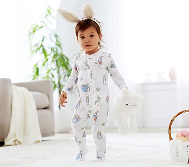 Peter Rabbit™ Organic Nursery Pajama | Pottery Barn Kids