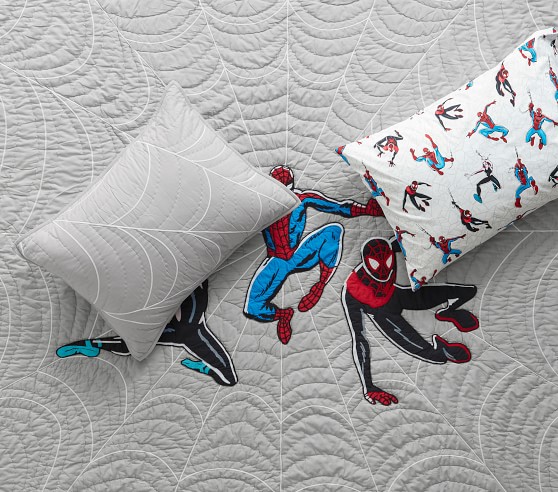 Marvel's Spider-Man Glow-in-the-Dark Sheet Set & Pillowcases | Pottery ...