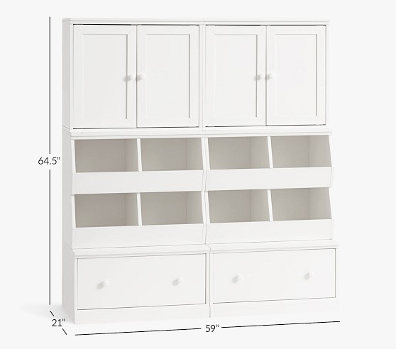 Cameron 2 x 2 Cabinet Wall System | Pottery Barn Kids