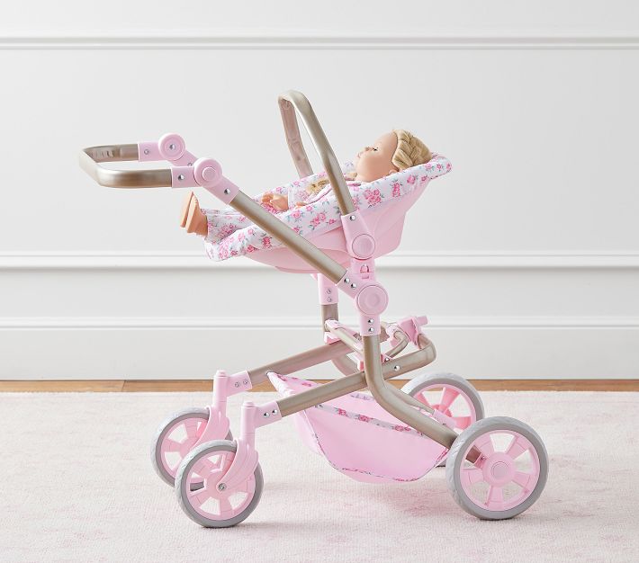 LoveShackFancy Antoinette Floral Convertible 3-In-1 Doll Stroller ...