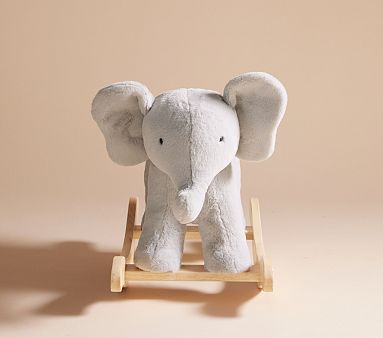 Elephant Critter Plush Nursery Rocker | Pottery Barn Kids