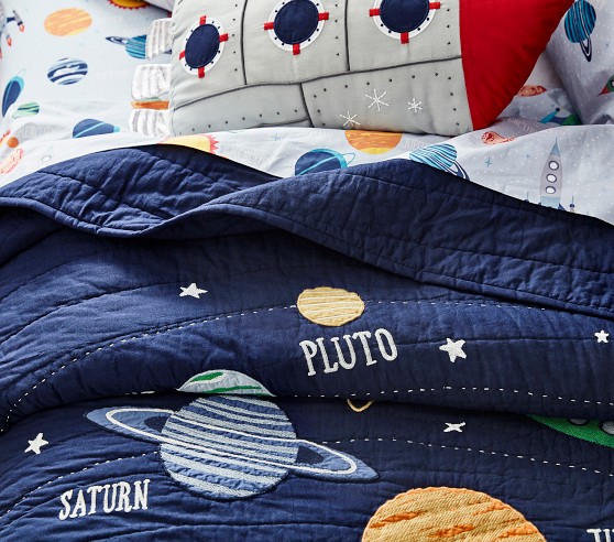 Solar System Glow-in-the-Dark Bedding Set | Pottery Barn Kids