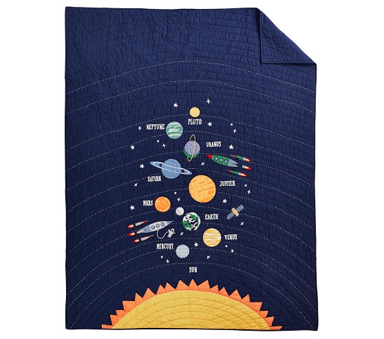 Solar System Glow-in-the-Dark Bedding Set | Pottery Barn Kids