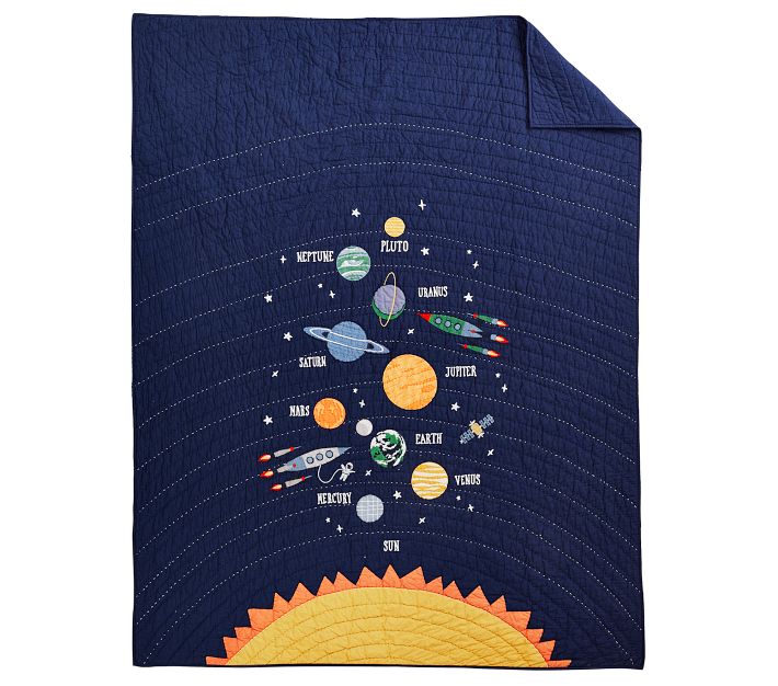 Solar System Glow-in-the-Dark Bedding Set | Pottery Barn Kids
