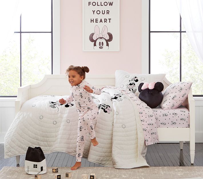 Disney Minnie Mouse Quilt & Shams | Pottery Barn Kids