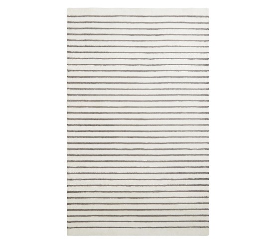 Performance Mini Stripe Rug | Pottery Barn Kids