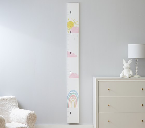 Rainbow and Sunshine Growth Chart | Pottery Barn Kids