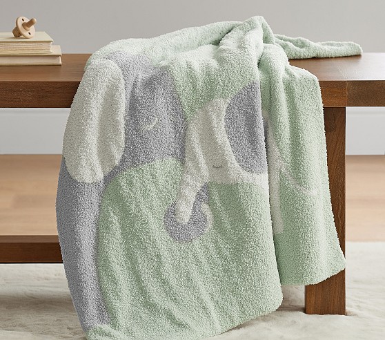 Fuzzy Elephant Baby Blanket | Pottery Barn Kids