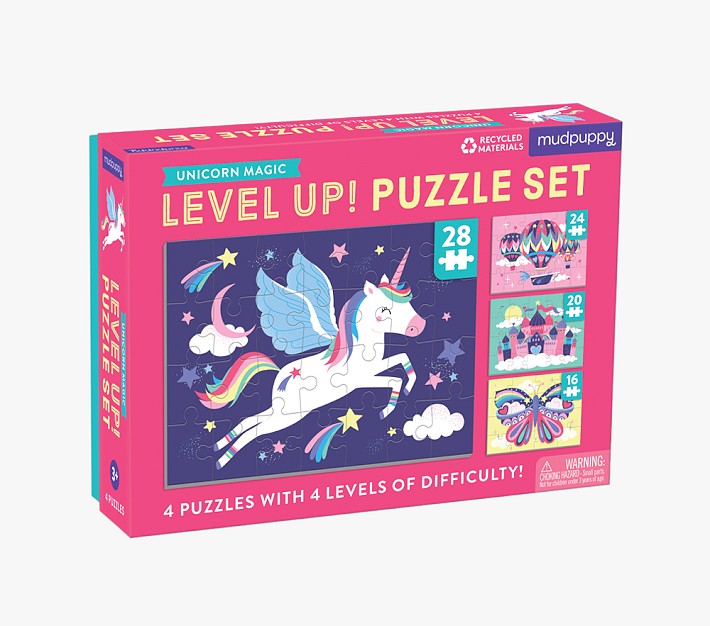 Unicorn Magic Level Up! Puzzle Set | Pottery Barn Kids