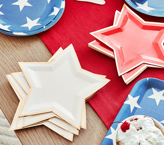 Star Shaped Paper Plates, Set of 8 | Pottery Barn Kids