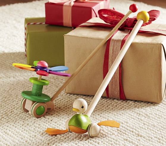 Duck & Flower Rainbow Push Toy | Pottery Barn Kids