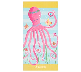 Classic Octopus Kids Beach Towel | Pottery Barn Kids