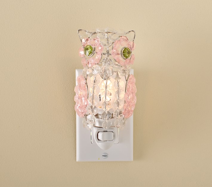 Crystal Owl Kids Night Light | Pottery Barn Kids