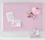 Pink Gingham Kids Bulletin Board | Pottery Barn Kids