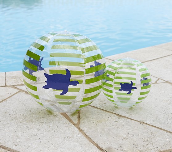 Green Turtle Beach Balls | Outdoor Toys | Pottery Barn Kids