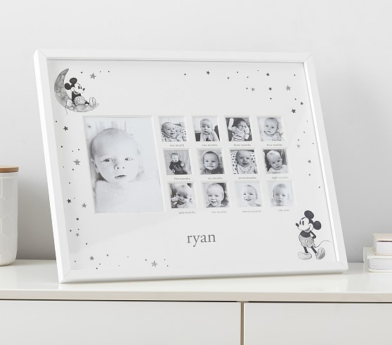 Disney Mickey Mouse First Year Frame | Pottery Barn Kids