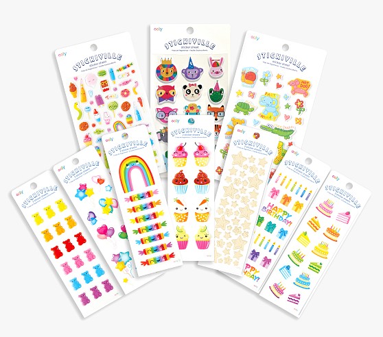 Ooly Party Time Sticker Set | Pottery Barn Kids