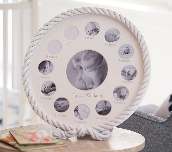Rope First Year Frame | Baby Keepsake | Pottery Barn Kids