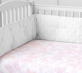Ava Butterfly Crib Sheets | Pottery Barn Kids