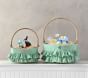 Green Gingham Ruffle Easter Basket | Pottery Barn Kids