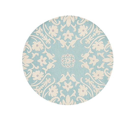 Karina Round Rug | Patterned Rugs | Pottery Barn Kids