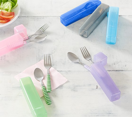 Utensils & Carrying Case Set | Food Storage | Pottery Barn Kids