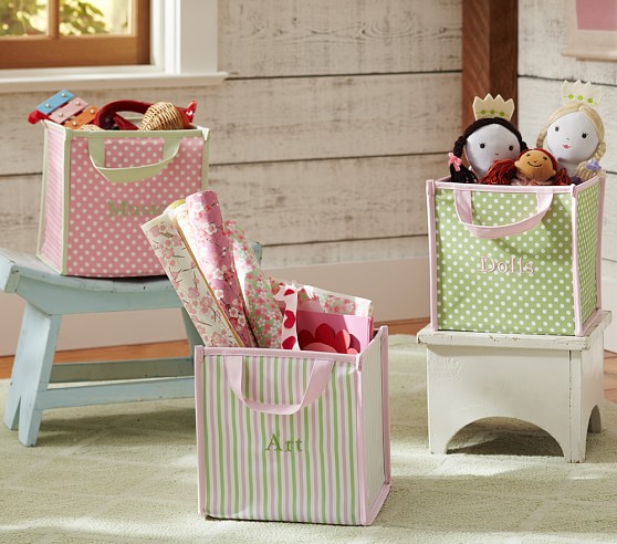 Girls' Collapsible Storage | Pottery Barn Kids