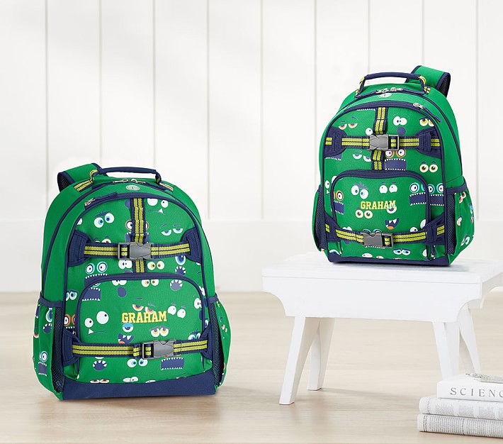 Mackenzie Glow-in-the-Dark Monster Eyes Kids Backpacks | Pottery Barn Kids